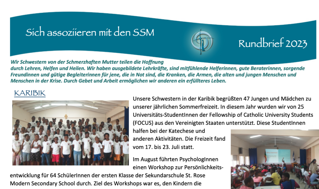 Rundbrief unserer Missionen 2023 – Kongregation der Schwestern von der ...
